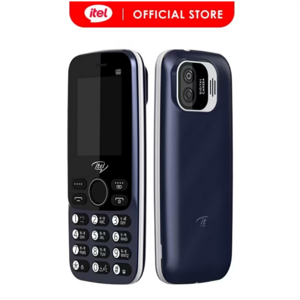 Itel 9020 4G Dual Sim Keypad Basic Phone | 2'' Screen | Wireless FM ...