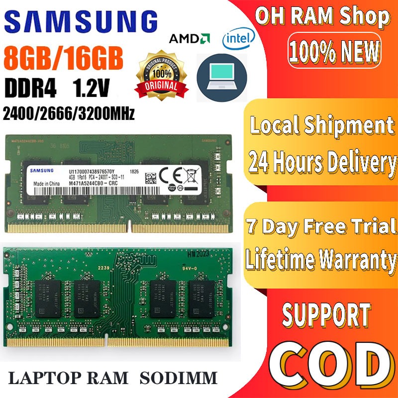 Samsung Notebook RAM DDR4 4GB 8GB 16GB 2133MHZ 2400MHZ 2666MHZ 3200MHZ ...