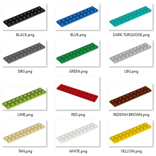 LEGO® Part: Plate 2x10 (sold per piece) | Shopee Philippines