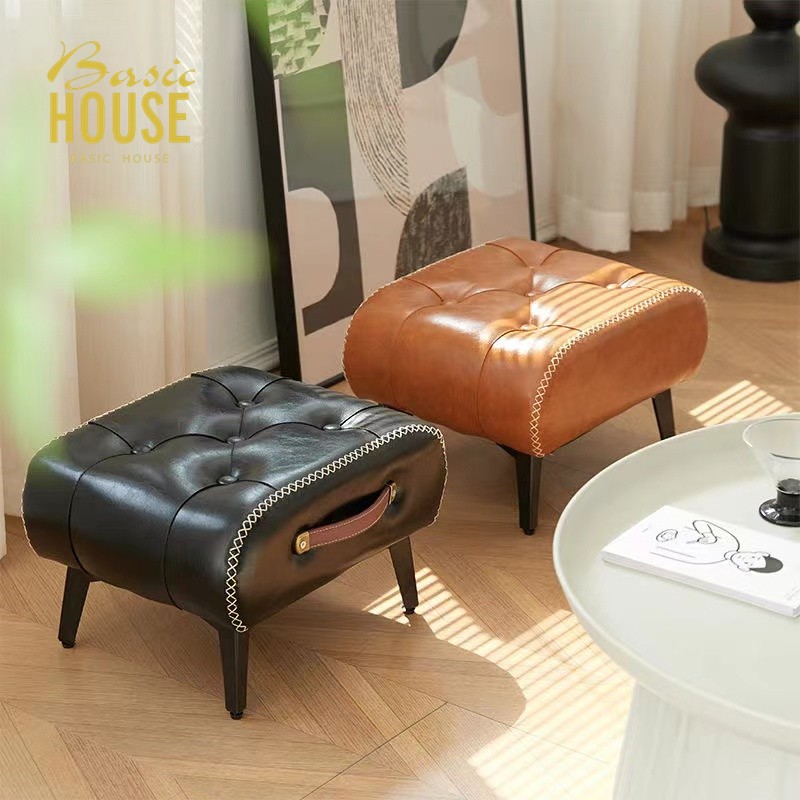 Home Light Luxury Shoe Changing Stool Door Stool Living Room Simple ...