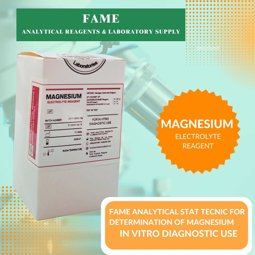 FAME MAGNESIUM Electrolyte FAME Reagent | Shopee Philippines