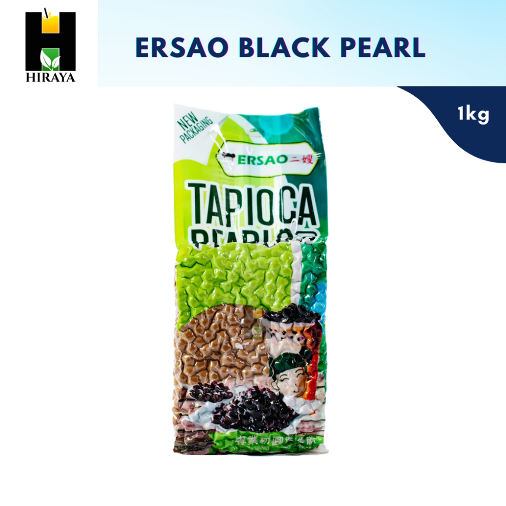 [WHOLESALE - 1 BOX/20 Packs] Ersao Tapioca Pearl 1kg / Boba Pearls ...