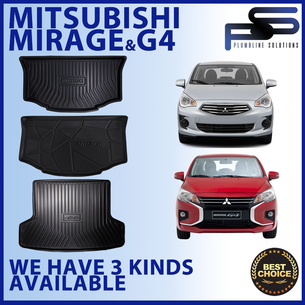 Mitsubishi Mirage G4 / Hatchback 2014 - Onwards OEM Cargo Trunk Tray ...