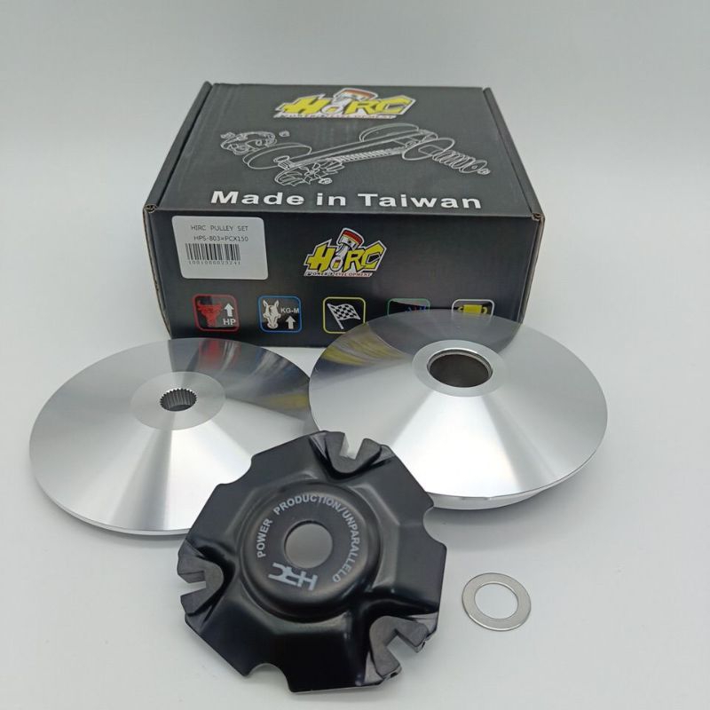 HIRC PULLEY SET Taiwan Nmax/Aerox/M3/Mio/Click125/Pcx150/160 MADE IN ...