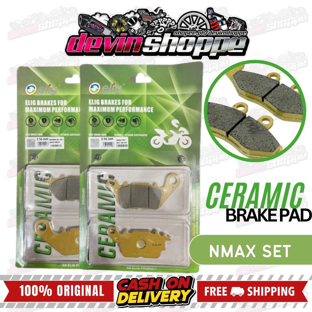 ELIG Ceramic Brake Pad for Nmax V1 / Nmax V2 | Shopee Philippines