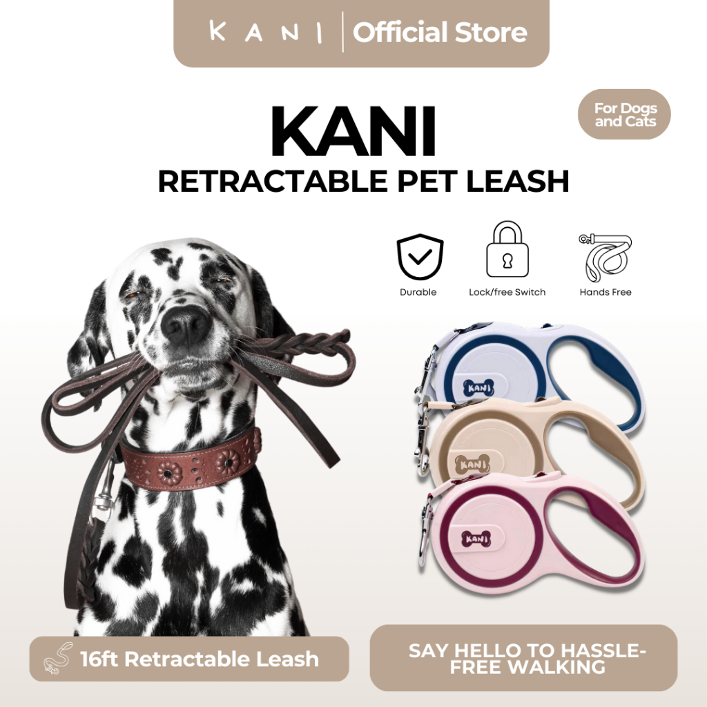 Kani dog leash 5 Meters leash for dog dog automatic retractable leash ...