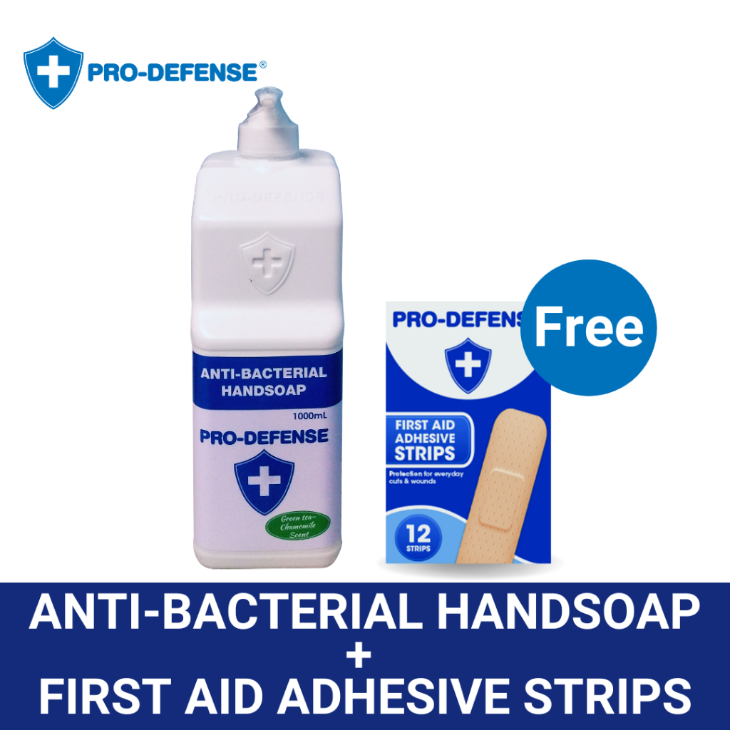 Pro-Defense Anti-Bacterial Handsoap 1 Liter with Free Pro Defense Band ...