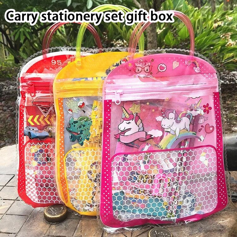 6in1 Portable Stationery Set pencils&eraser&ruler Stationery Set Gift ...