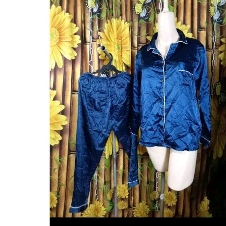 silk sleepwear terno plain color | Shopee Philippines