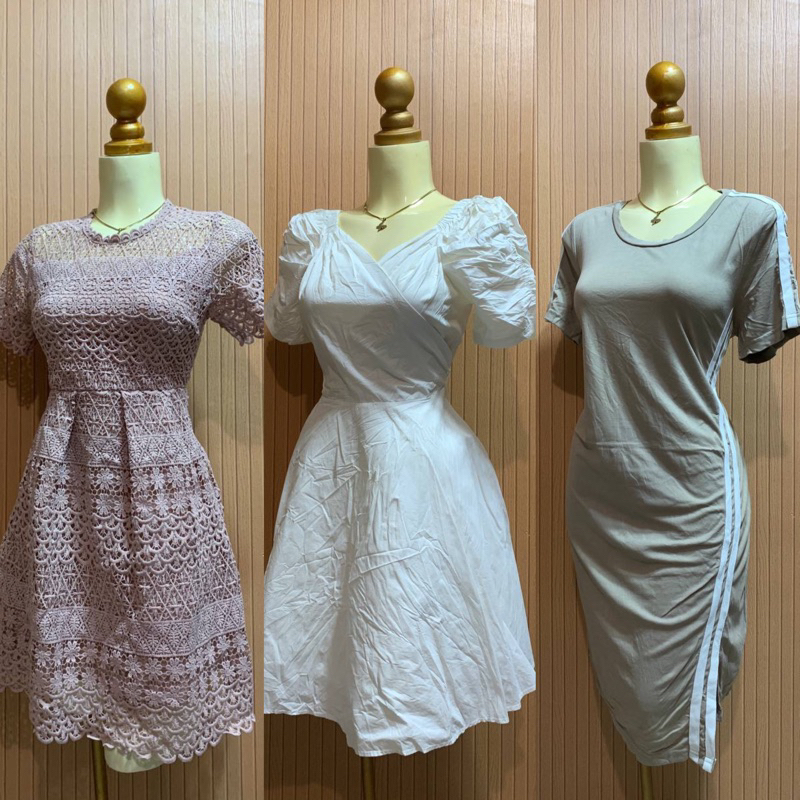 COD & READY STOCK Korean Mini and Midi Dress | Shopee Philippines
