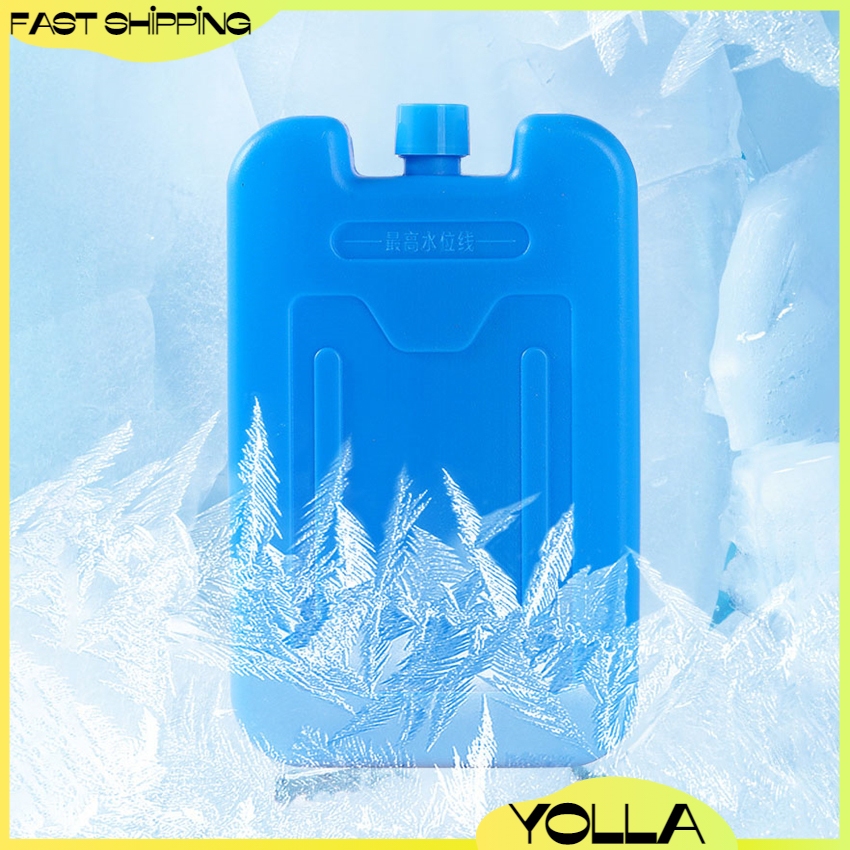 Reusable Blue Ice Gel Pack 450ML 600ML For Food Cooler Box Ice Pack for ...