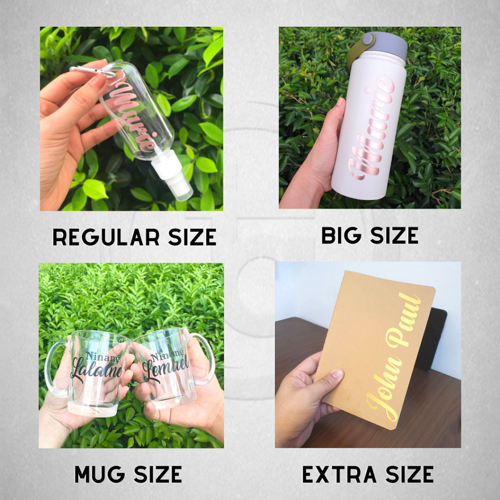 UV DTF Sticker Personalized Custom Name Logo Decal Sticker Cutout ...