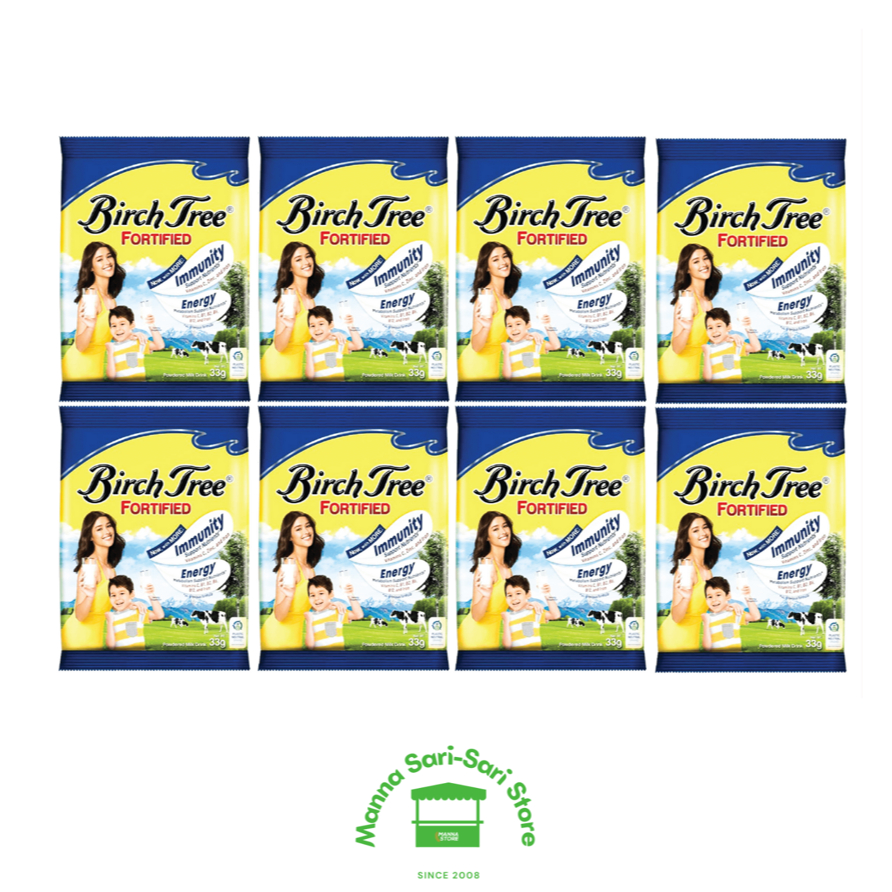 Birch Tree Fortified Powdered Milk Drink (33g x 8pcs) | Shopee Philippines