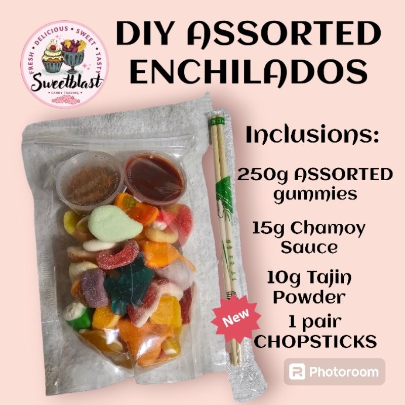 DIY Enchilados Assorted Gummy Candy #Chamoy #Tajin | Shopee Philippines