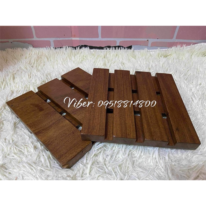 Wooden Hot Pad Magkono Wood | Shopee Philippines
