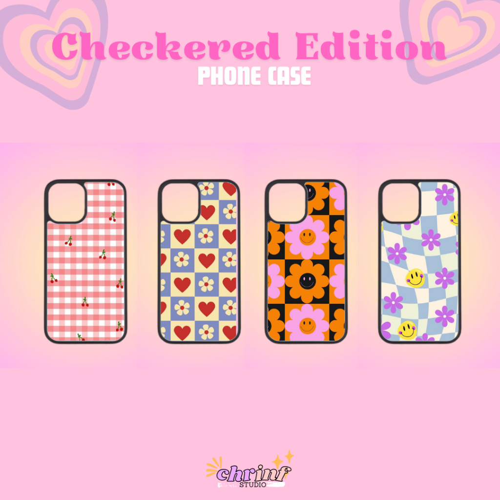 CHECKERED 3 theme phone case for Iphone and Samsung mobile accessories ...