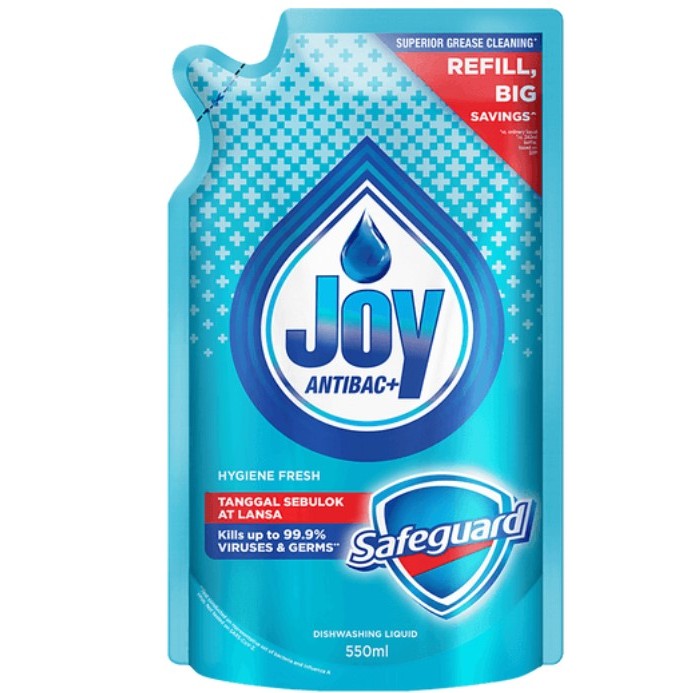JOY ANTIBAC DISHWASHING LIQUID BLUE 550ML | JOY KALAMANSI GREEN 550ML ...