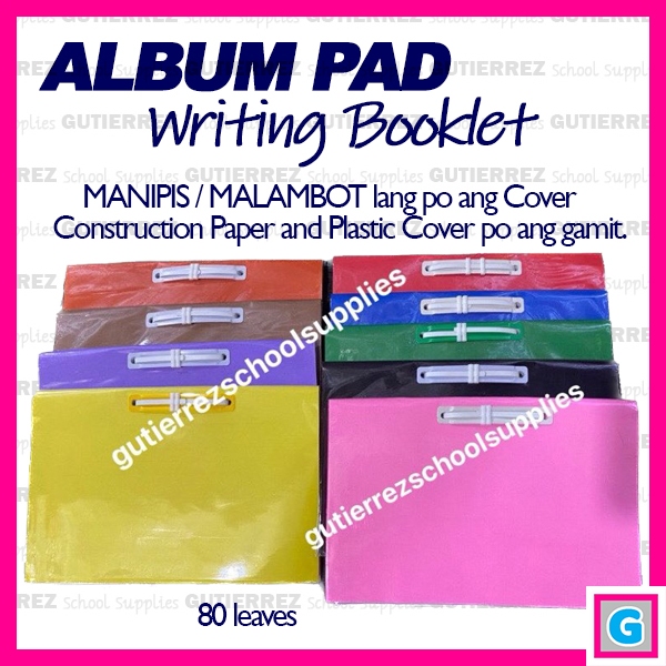 Album Pad Paper DIY | Writing Booklet | Writing Pad with Cover | Shopee ...