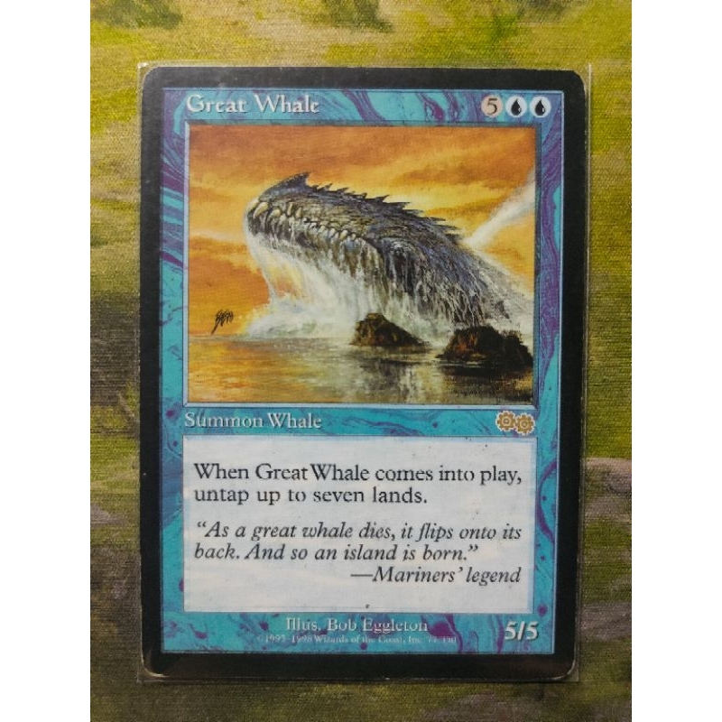 MTG - Great Whale - URZA'S SAGA | Shopee Philippines