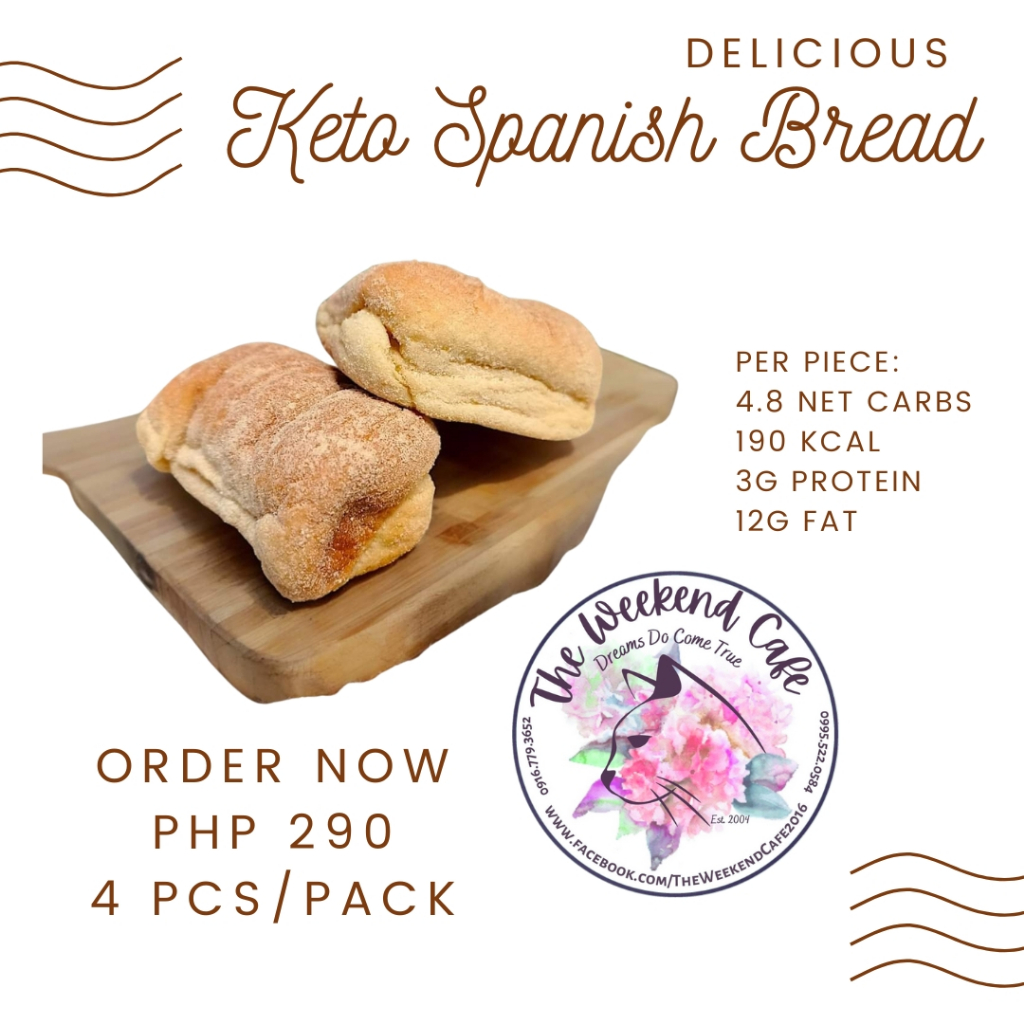 Keto Spanish Bread (4 pcs) | Shopee Philippines