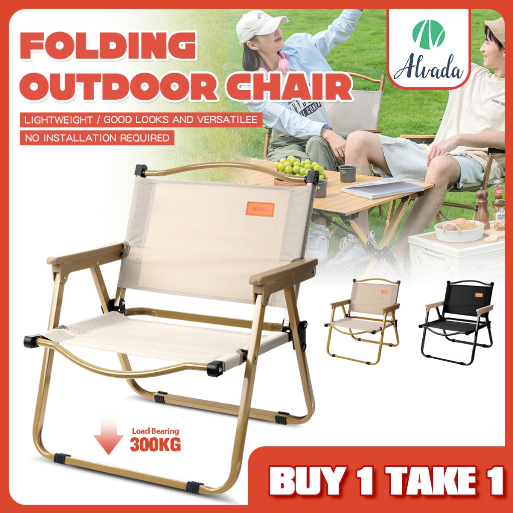 Camping Chair Foldable Outdoor Chair Folding Picnic Beach Chair ...