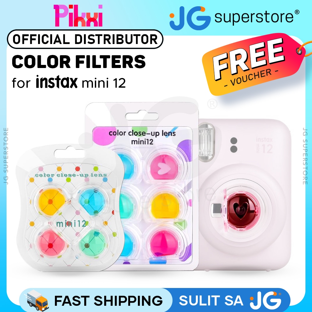 Pikxi 4pcs / 6pcs Colored Lens Filters for Instax mini 12 Film Camera ...