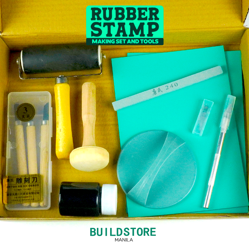 Rubber Stamp Making Set or A4 A5 Rubber Stamp Block | Roller Ink Tools ...