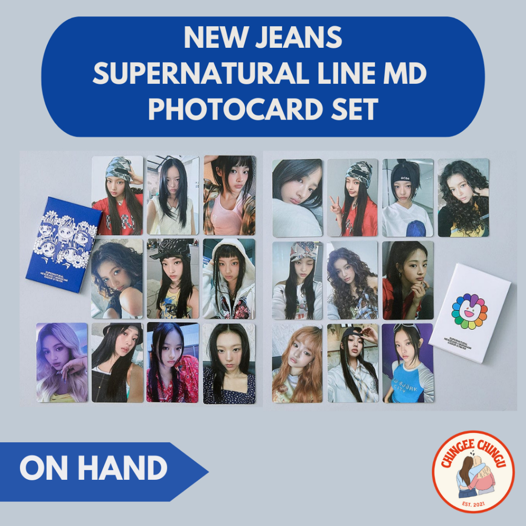 [ONHAND] NEW JEANS SUPERNATURAL LINE OFFICIAL MD PHOTOCARD SET | Hanni Minji Danielle Hyein ...