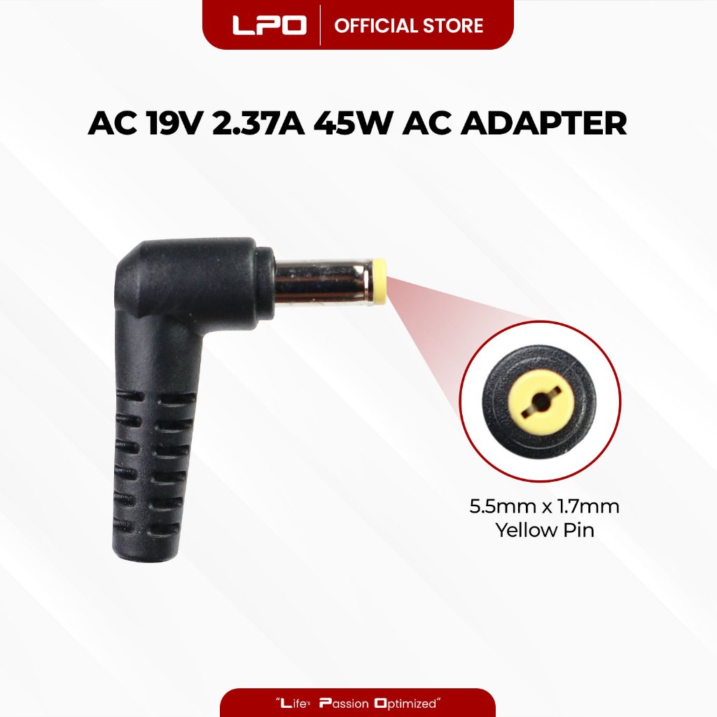 Brand LPO Laptop Charger 19V 2.37A For Acer Travelmate P249 N16q1 5.5 X ...
