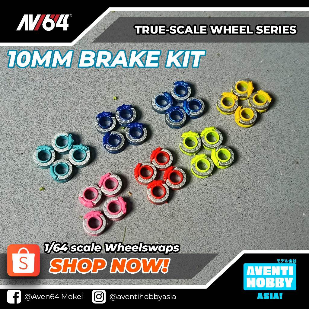 BRAKE KIT FOR 1/64 DIECAST MODELS (For 10mm Wheels) | Shopee Philippines