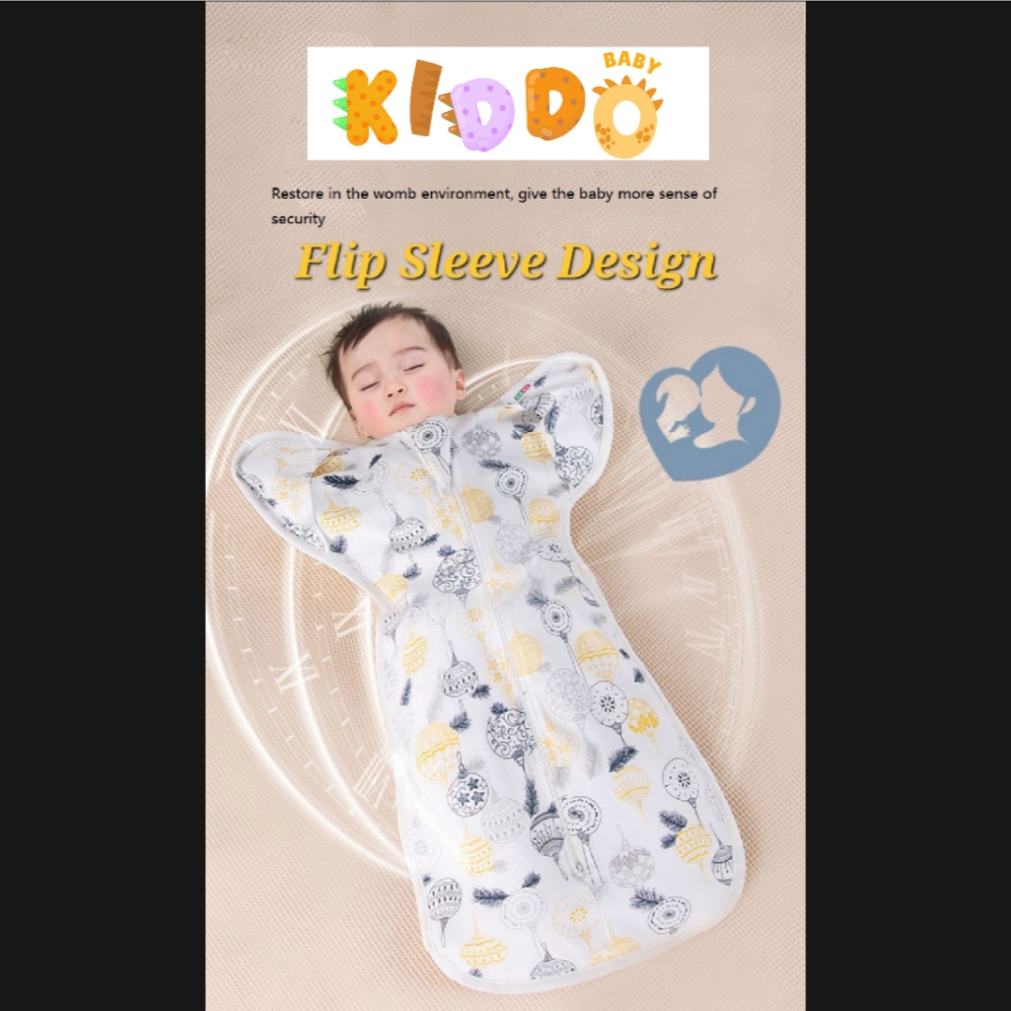 2in1 Swaddle Sleeping Bag and Transitional Swaddle Arms Out Two Way ...