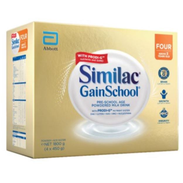 SIMILAC GAIN SCHOOL HMO 1.8KG -feb 2026 EXPIRATION | Shopee Philippines