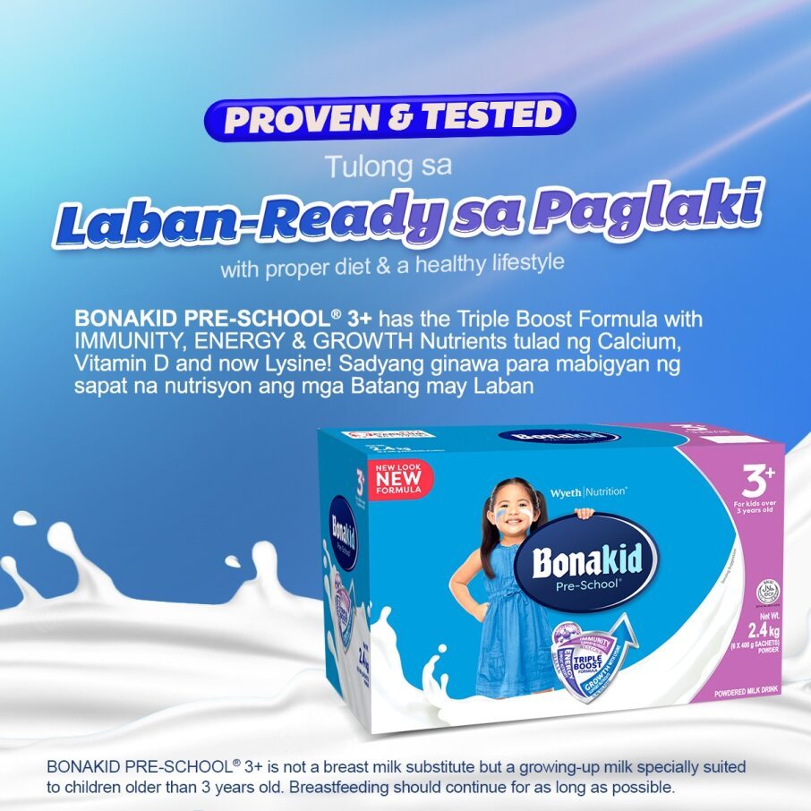 BONAKID PRE-SCHOOL 3+ Powdered Milk Drink for Children Over 3 Years Old ...