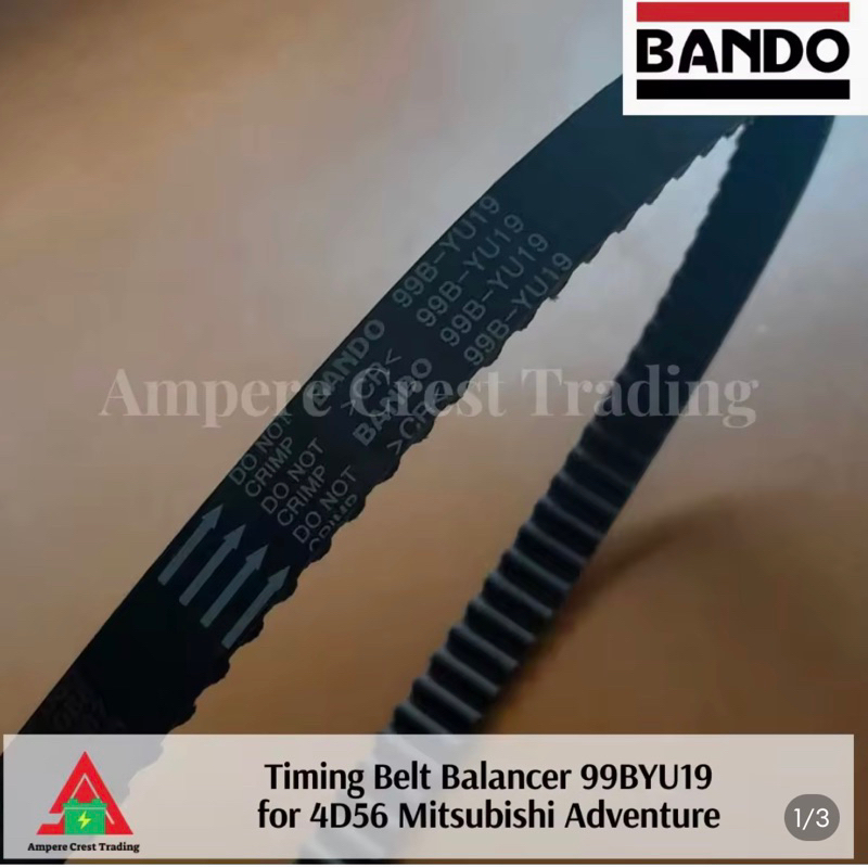 Bando Timing Belt 99B-YU19 for Balancer of Strada 4D56 99YU19 99BYU19 ...