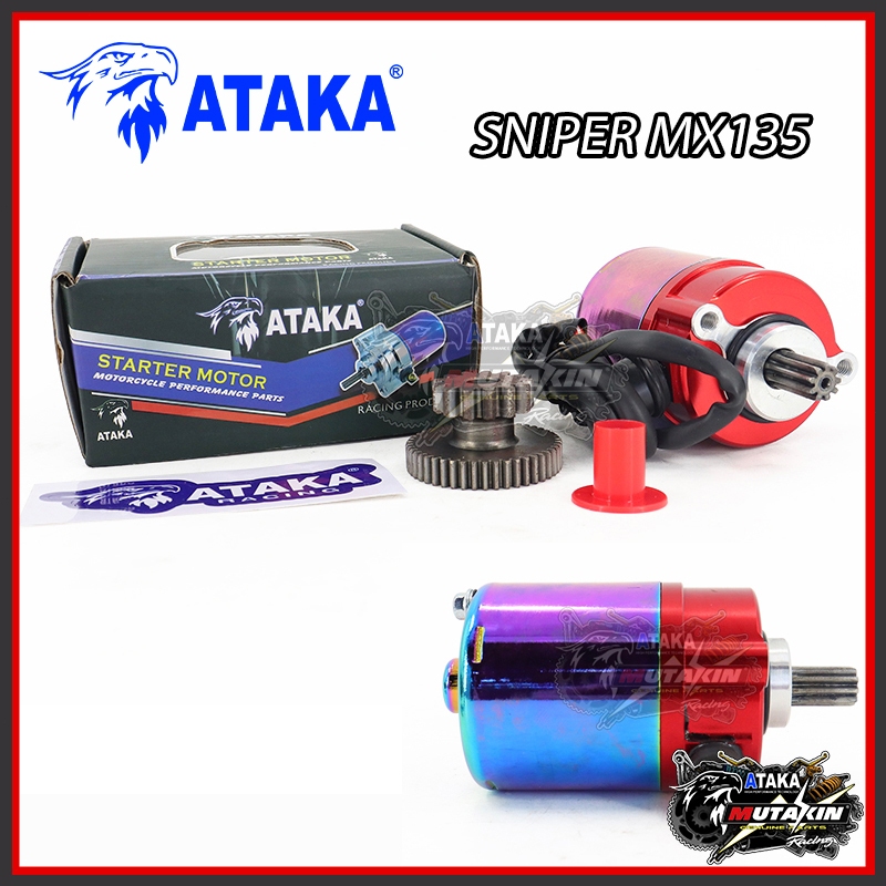 ATAKA Starter Motor With Gears Yamaha Sniper MX135-400CC Plug and Play ...