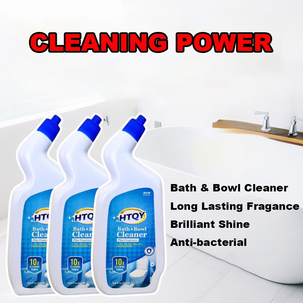 Cleaning Power Bath And Toilet Bowl Cleaner Pine Fragrance Long Lasting ...