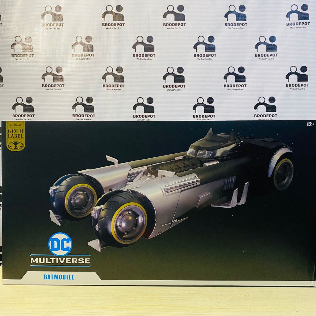 [Ready Stock] McFarlane DC MULTIVERSE 7IN SCALE VEHICLES WHITE KNIGHT BATMOBILE (GOLD LABEL ...