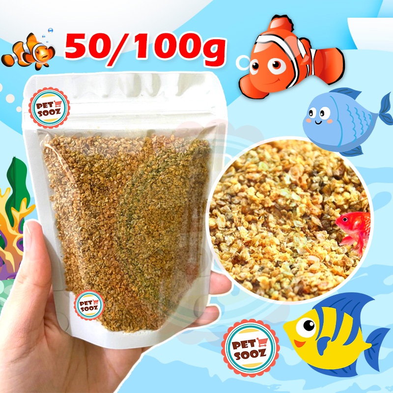 50/100g Dried daphnia Fish food treats | Shopee Philippines