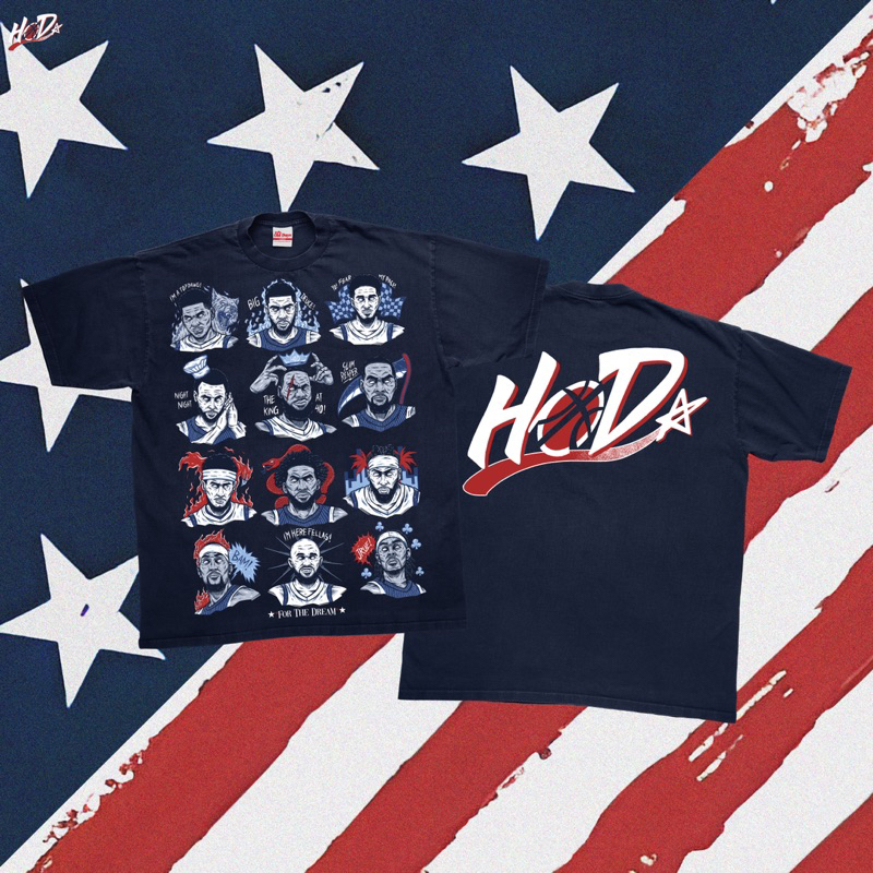 HOD - FOR THE DREAM - TEAM USA BASKETBALL - TEE- HELLO, OLD DAYS ...