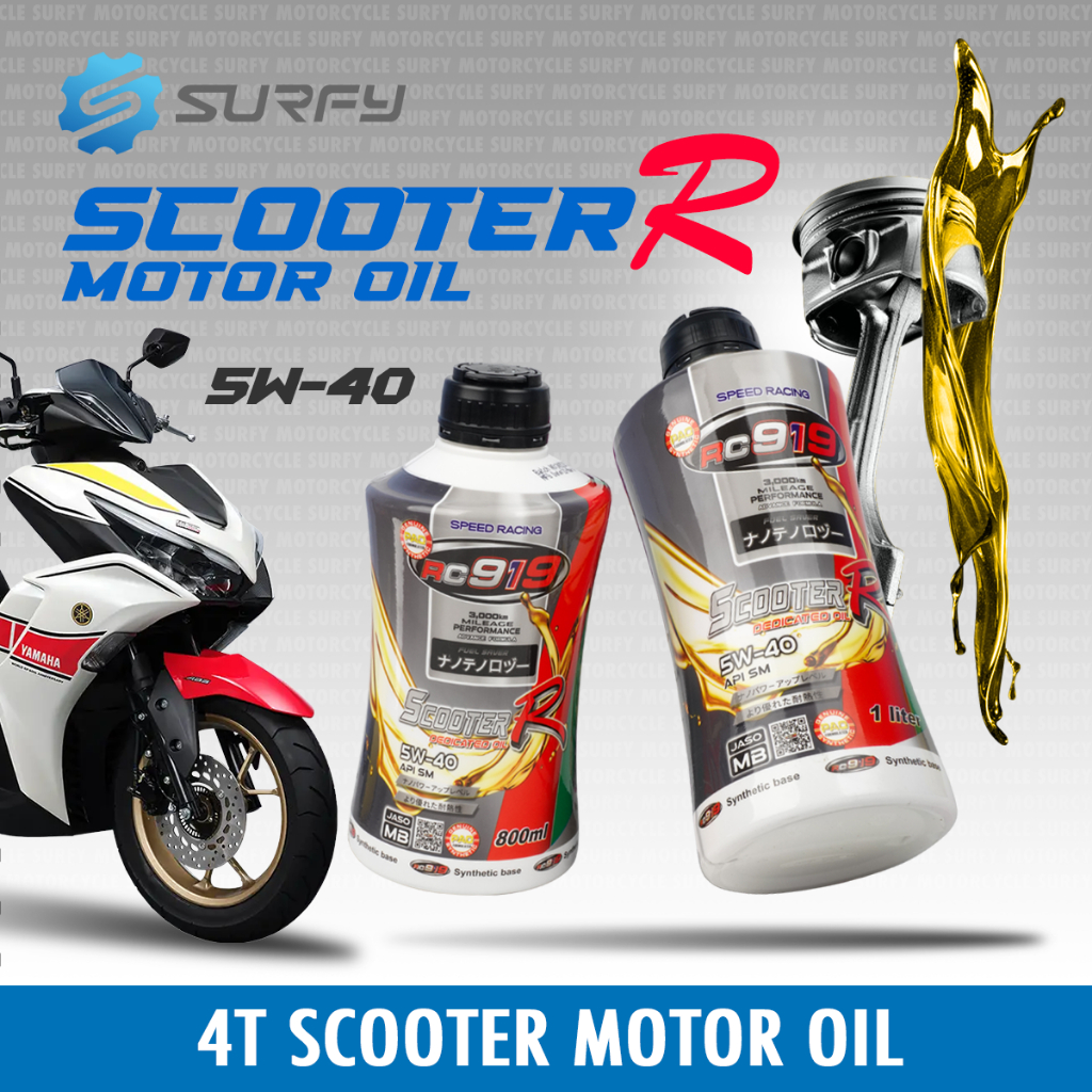 RC919 Motor Oil Scooter R Motor Oil 5w-40 3000km Performance API-SM ...