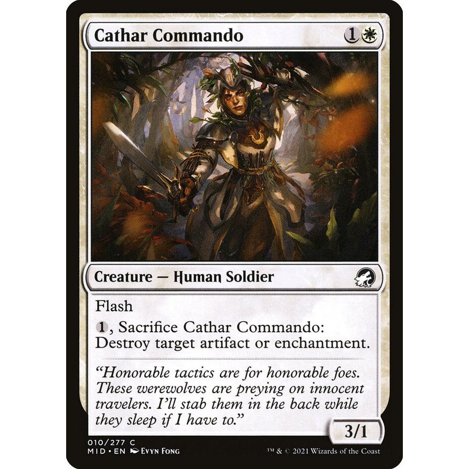 Cathar Commando - MTG Magic: The Gathering | Shopee Philippines