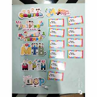 Subject Label Sticker Grade 1 grade 2, Grade 3, Grade 4, Grade 5, Grade ...