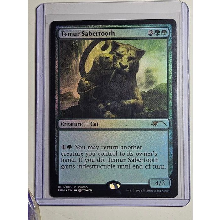 Temur Sabertooth Year of the Tiger 2022 PL22 MTG Magic the Gathering 07 ...