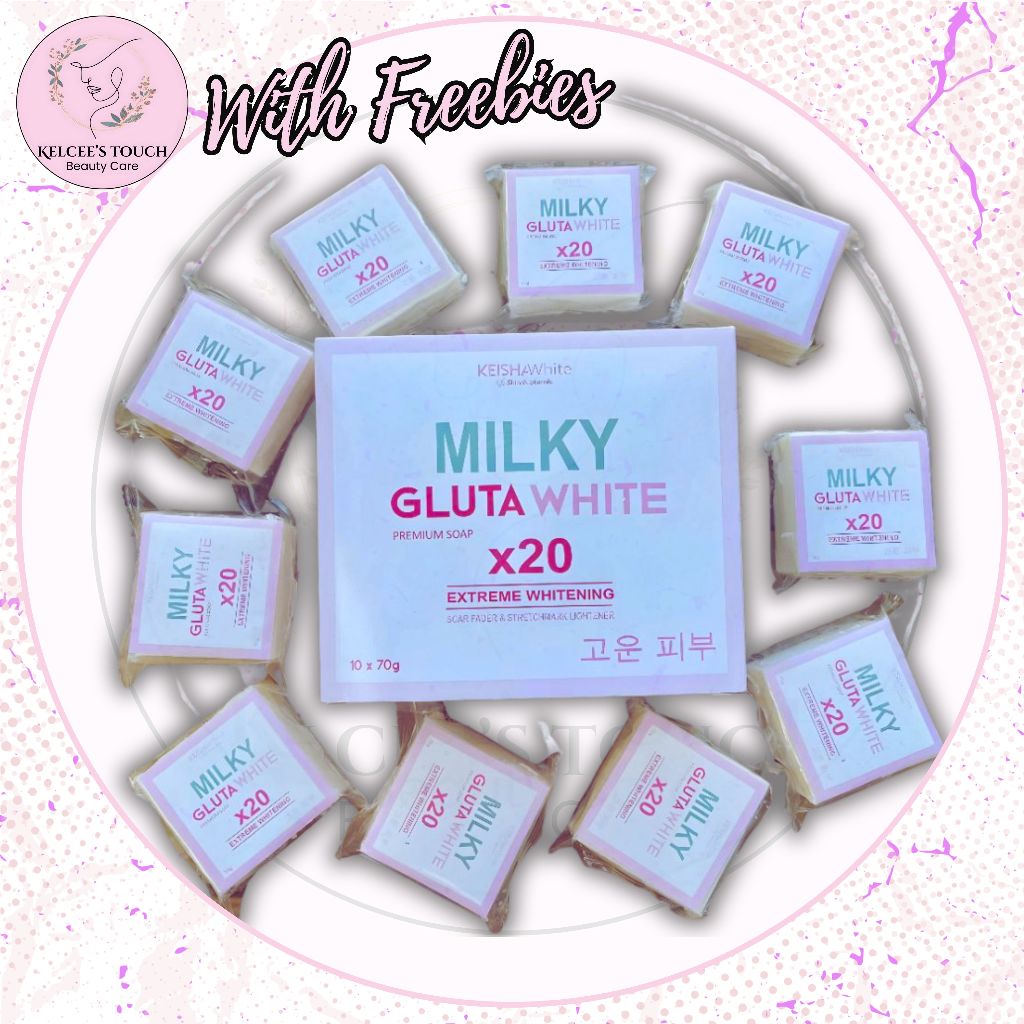 Keisha White Milky Gluta White X20 Extreme Whitening Soap 70g ...