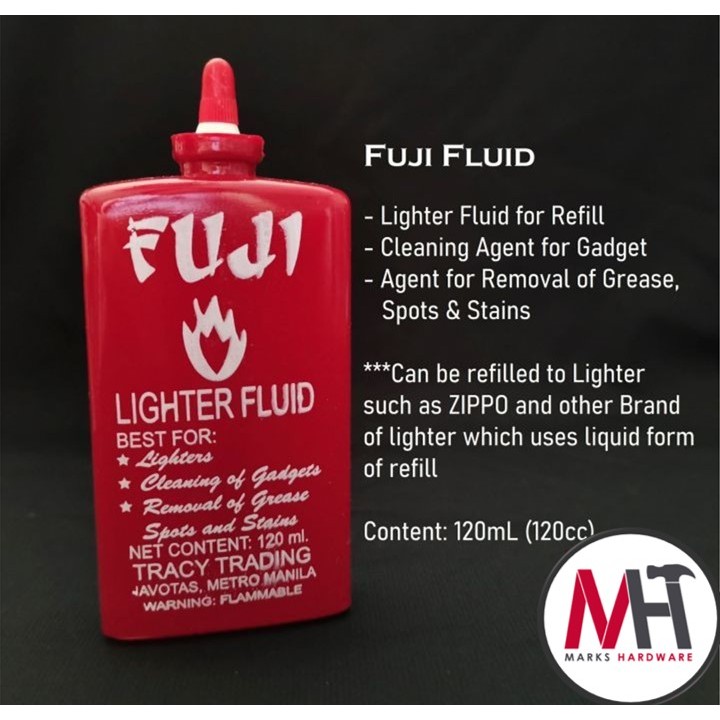 Fuji Lighter Fluid 120ml (Lighter Fluid for refill) | Shopee Philippines