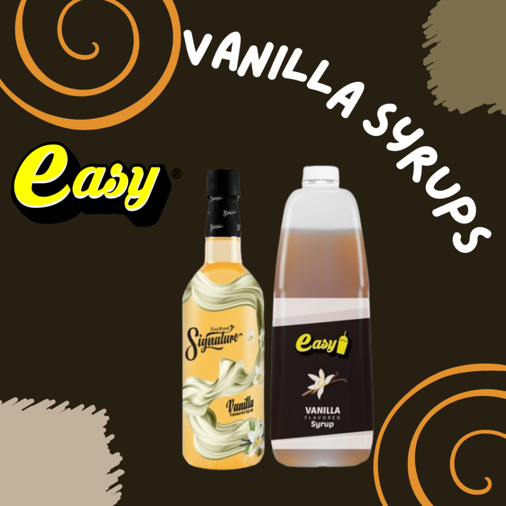 EASY BRAND VANILLA COLLECTION - VANILLA SYRUP 2.5KG & SIGNATURE VANILLA ...