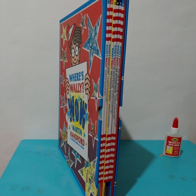 Where's Wally BOX set / COMPLETE 6 with jigsaw puzzle inside! NEW ...