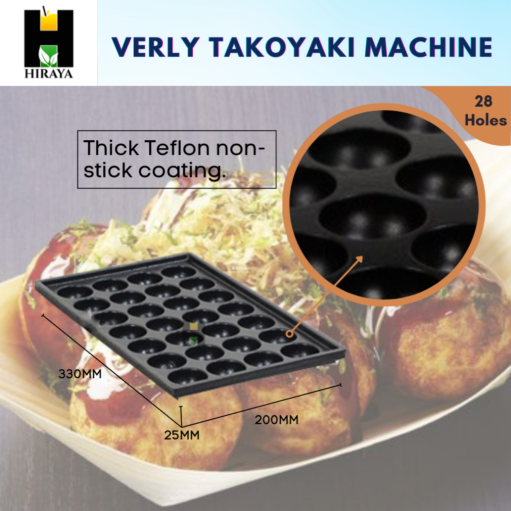 Verly Takoyaki Machine 28holes Gas Type/Verly Takoyaki Machine Electric ...