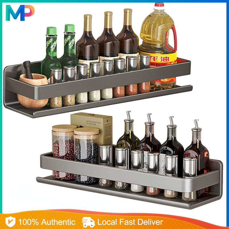 condiments organizer utensils Spice Rack Knife Holder Wall Mounted ...