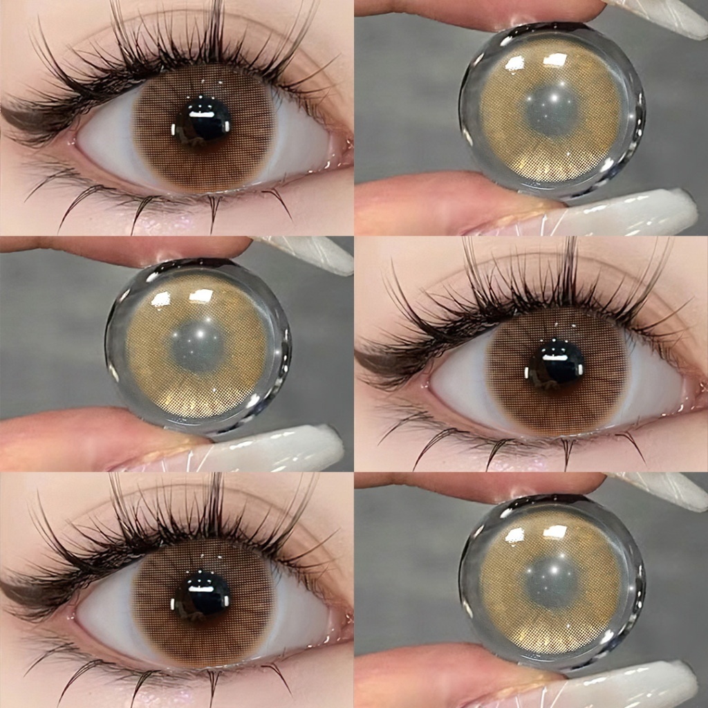 Midroo 1Pair Omg Soft Eye Contact Lens Grade 0.00 with dia 14.0mm for ...